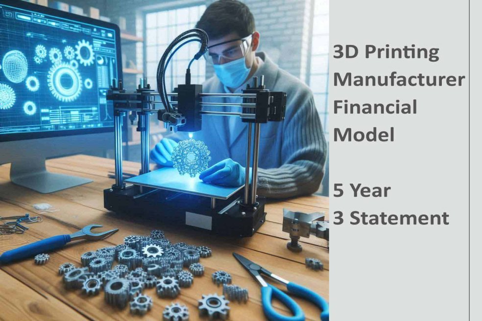 3D Printing Manufacturer (Additive Mfg) Financial Model - Eloquens
