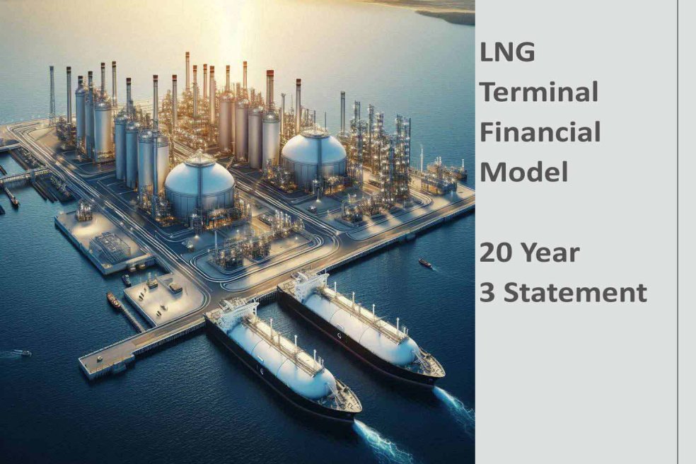 LNG Plant (Terminal) Financial Model 20 Years 3 Statement - Eloquens