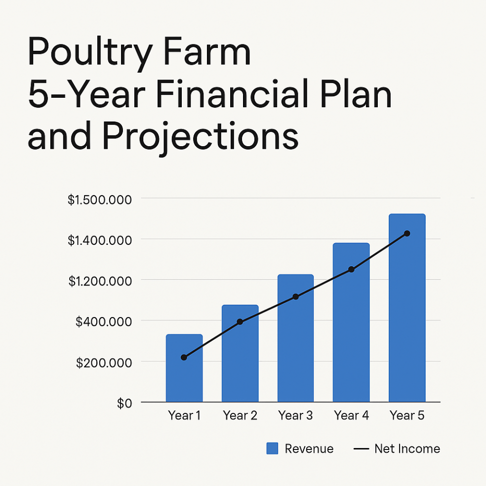 Poultry Farm 5 Year Financial Plan and Projections - Eloquens