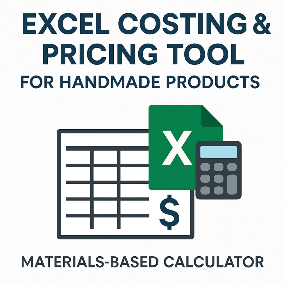 Excel Costing & Pricing Tool for Handmade Products – Materials-Based ...