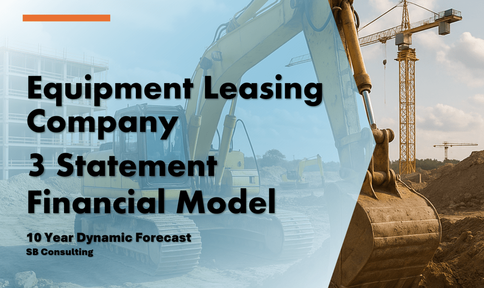 Equipment Leasing Company 3 Statement Financial Model - Eloquens
