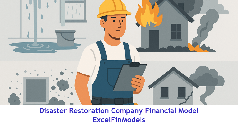 Disaster Restoration Company Financial Model - Eloquens