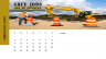 Safety Calendar 2025 PPT - 100 % Fully Editable - Eloquens