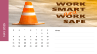 Safety Calendar 2025 PPT - 100 % Fully Editable - Eloquens