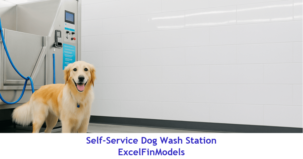 Self-Service Dog Wash Station Financial Forecast Model - Eloquens