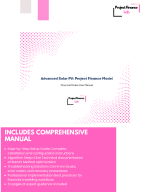 Advanced Solar Project Finance Model (PDF Overview) - Eloquens