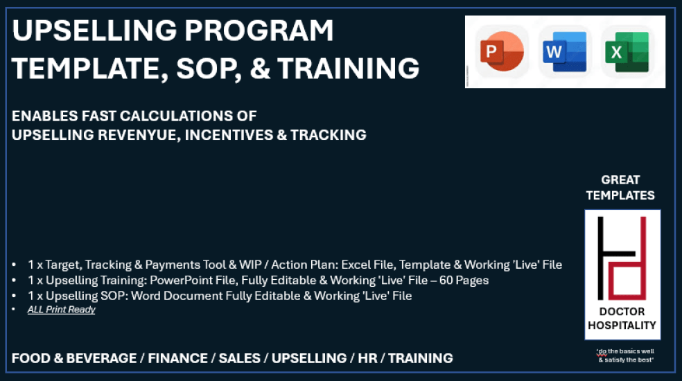 UPselling Program, SOP & Training - Eloquens