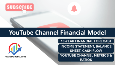 YouTube Channel Financial Model (10 Year Financial Forecast) - Eloquens