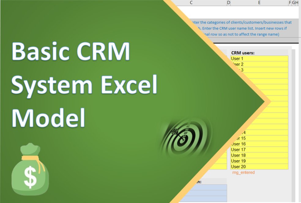 Basic CRM system Excel Model - Eloquens