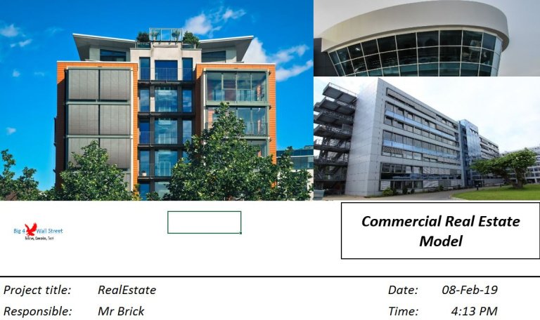 Commercial Real Estate Excel Model Template - Eloquens