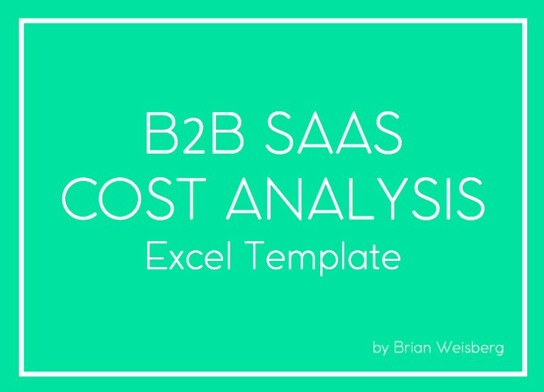 B2B SaaS Acquisition Cost Excel Model Template - Eloquens