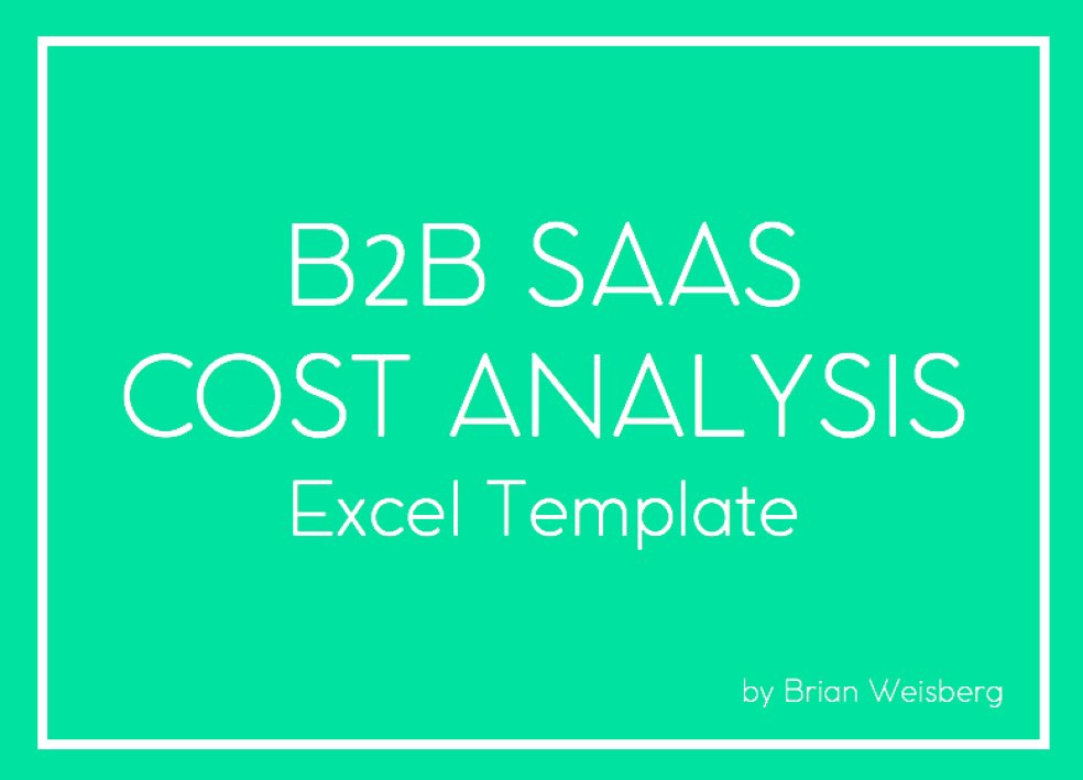 B2B SaaS Acquisition Cost Excel Model Template - Eloquens
