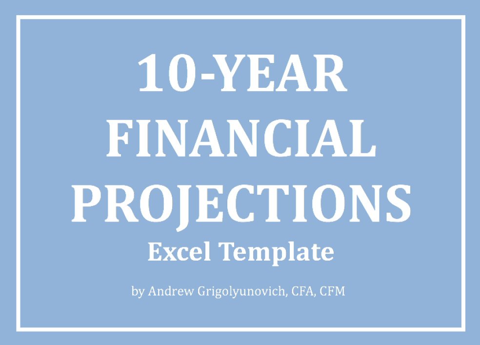 10-Year Financial Projections Excel Model - Eloquens