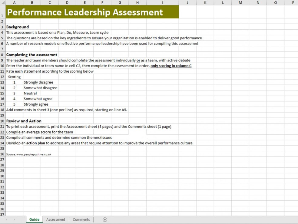 Performance Leadership Assessment - Eloquens