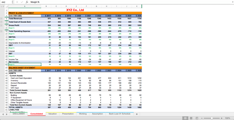 Product Company Financial Excel Model - Eloquens