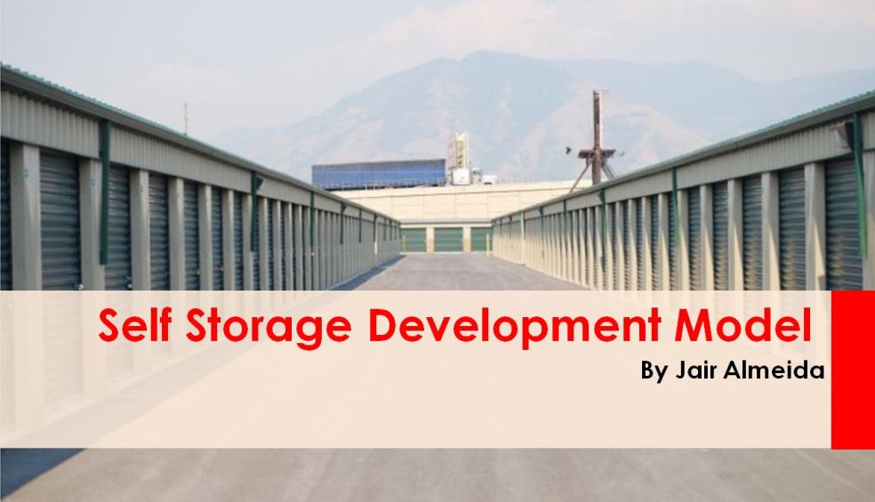 Self Storage - Real Estate Development Model - Eloquens