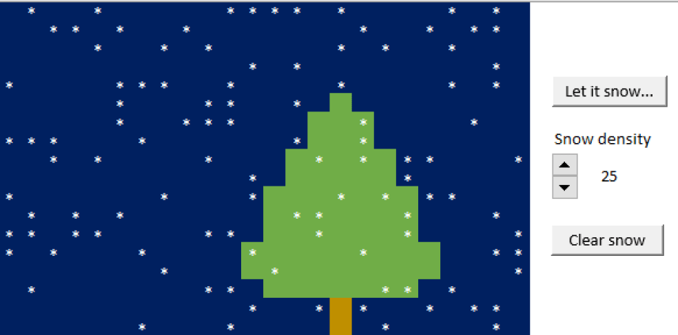 Let it snow! Excel@Christmas - Eloquens