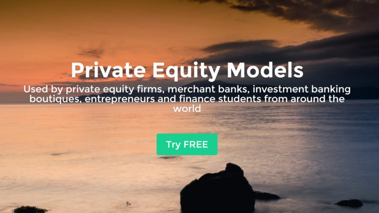 All in One Private Equity Excel Model - Eloquens