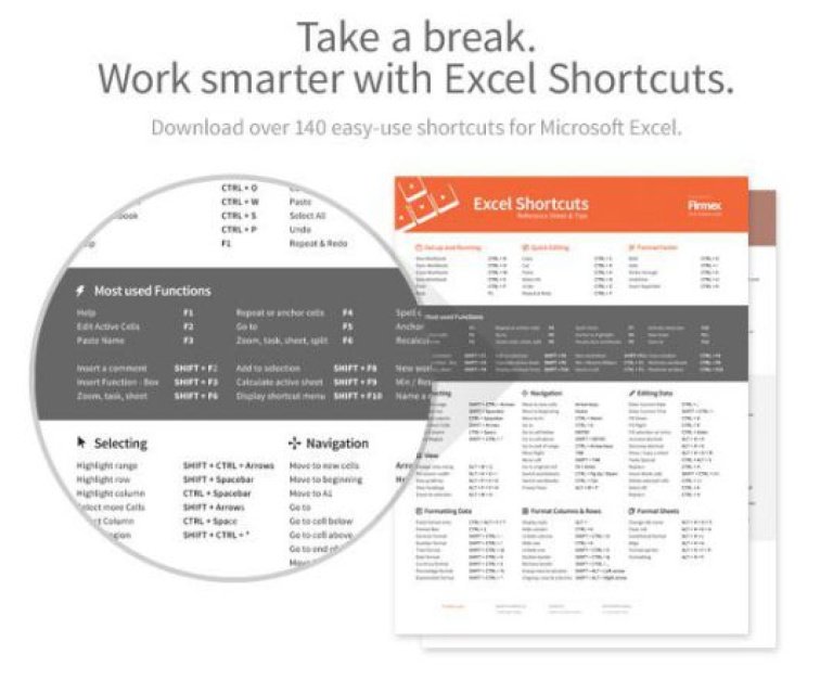 Microsoft Excel Shortcuts & Tricks Memo - Eloquens