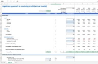 Excel Revolving Credit Calculator for Annual Models - Eloquens