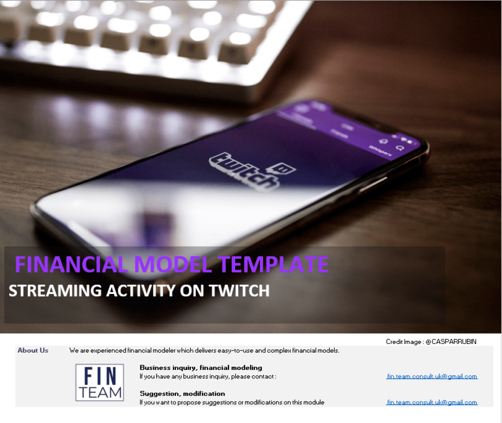Financial model for Twitch streamer / content creator - Eloquens