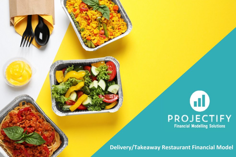 Delivery/Takeaway Restaurant Business Financial Projection Model - Eloquens