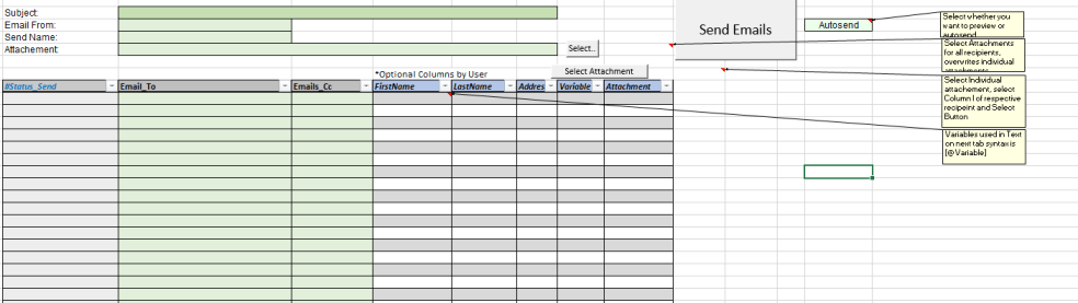 Incredible Bulk Email Blast Spreadsheet - Eloquens