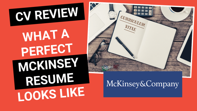 Resume Review: What A McKinsey Resume Looks Like | Consulting Resume ...