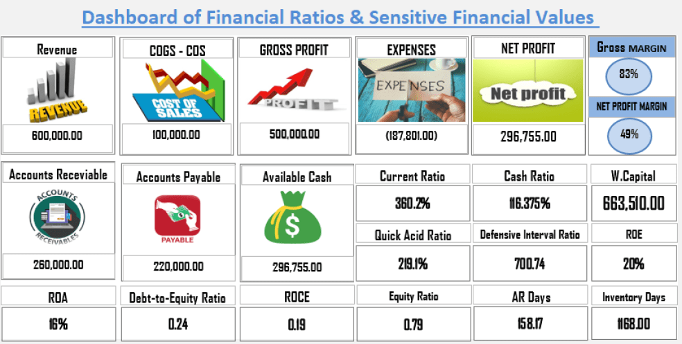 Financial Ratios for Startups & SMEs (Excel) - Eloquens