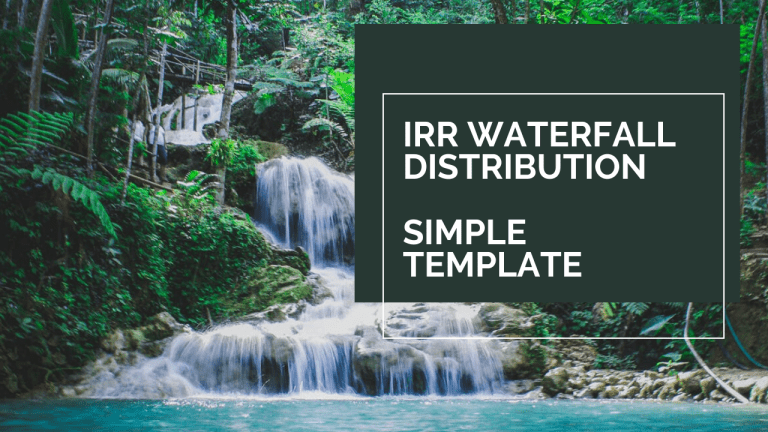 IRR Equity Waterfall Template Excel - Eloquens