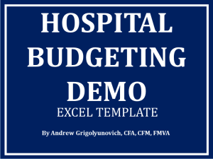 Sample Hospital Budget Spreadsheet 200+ Free Budget Templates In