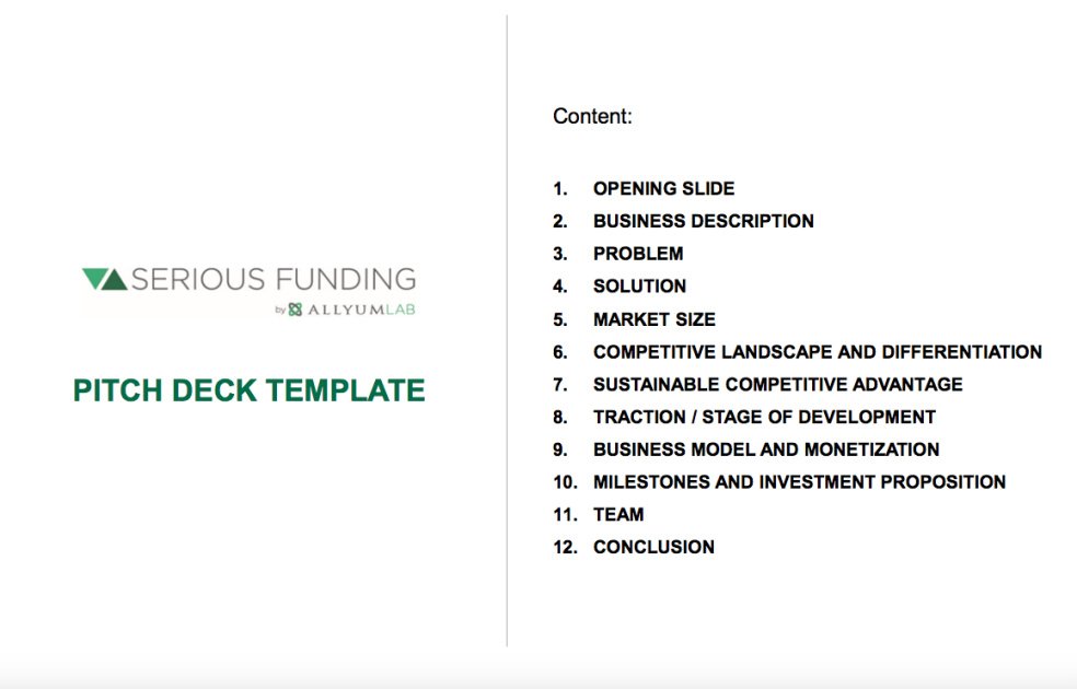 Startup Pitch Deck Template - Eloquens