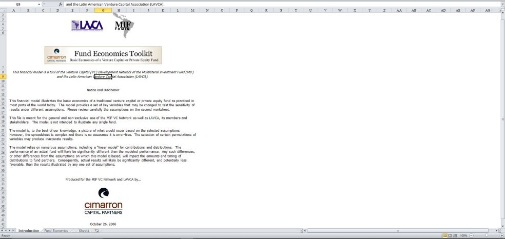 Private Equity Fund/ Venture Capital Financial Model - Eloquens