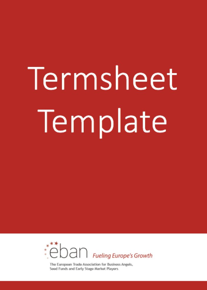 Term Sheet Template - Eloquens