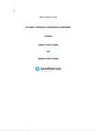 Celebrity Personal Appearance Agreement Template - Eloquens