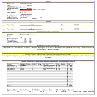 Fixed Asset Request Form WITH ROI, NPV, Cash Flow, & IRR - Eloquens