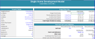 Single Family Development Model Pro-Forma Template - Eloquens